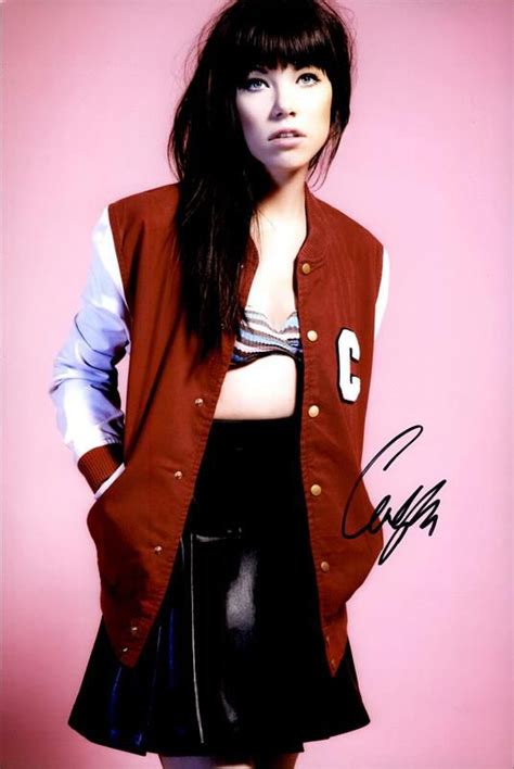 Carly Rae Jepsen Signed Authentic 10x15free Shipthe Autograph Bank