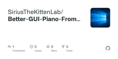 Github Siriusthekittenlabbetter Gui Piano From Above
