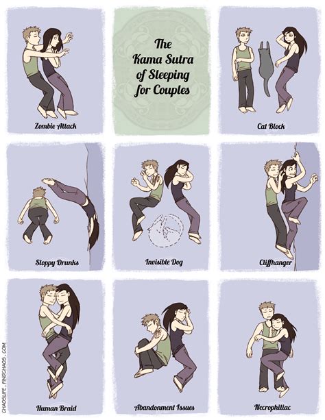Varietats Kama Sutra Of Sleeping For Couple By Chaos Life