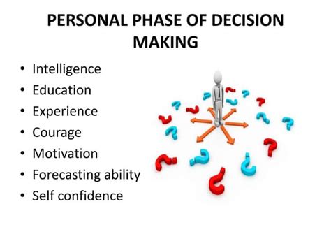 Personal Phase Of Decision Making Pptx Education