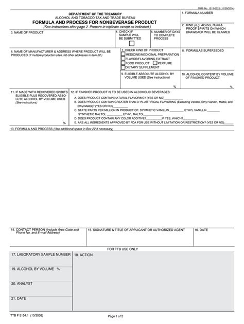 Ttb 51541 Form Fill Online Printable Fillable Blank Pdffiller