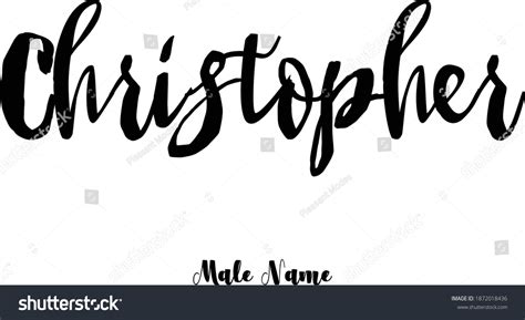 Connormale Name Bold Cursive Calligraphy Typeface Stock Vector Royalty Free 1872018436