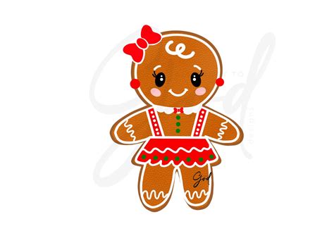Cute Gingerbread Girl And Boy Pngchristmas Gingerbread Couple Png
