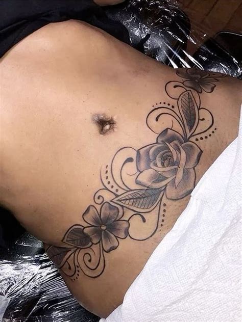 Pin By Carmen On I Tuoi Pin Stomach Tattoos Women Tattoos To Cover