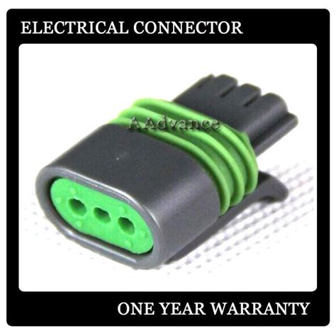 Delphi Pa66 Female Connector 3 Way For G M C Cars Dj7039y 15 21 Auto Replacement Body Parts