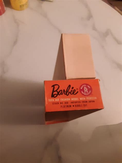 Original 1962 Mattel Empty Barbie Box In Excellent Shape Dated 1962