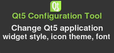 Change Qt5 Application Style With Qt5ct PCsuggest