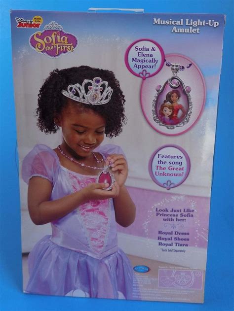 Disney Sofia The First Princess Musical Light Up Amulet Necklace Elena Of Avalor 1852530079