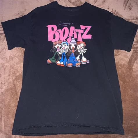 Medium Black Bratz Shirt Bratz Black Cute Depop
