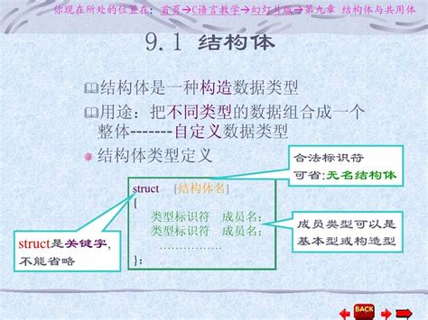 第9章 结构体和共用体word文档在线阅读与下载无忧文档 第9章 结构体和共用体word文档在线阅读与下载无忧文档