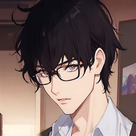 Intense Gaze Piercing Eyes Of A Glasses Wearing Gentleman