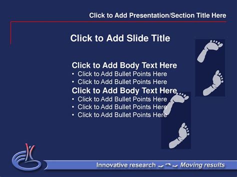 Presentation Title In Blue Click To Add Text Ppt Download