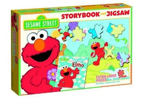 Buy Elmo Storybook And 50 Piece Jigsaw Puzzle Set Sesame Street Jigsaw