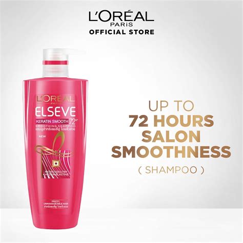 Elseve Keratin Smooth 72h Shampoo 620ml