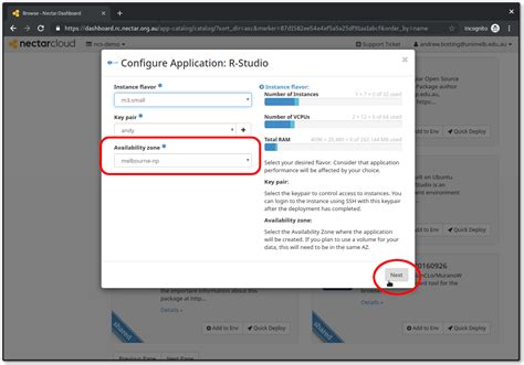 Configure The Application Nectar Research Cloud Tutorials