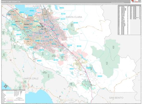 Santa Clara County Map Printable