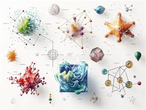Exploring Chemical Bonds And Molecular Structures Through A Vibrant Collection Of Colorful