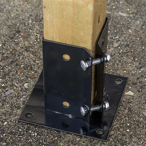 Woodside Bolt Down Fence Post Holder 75mm X 75mm X 150mm
