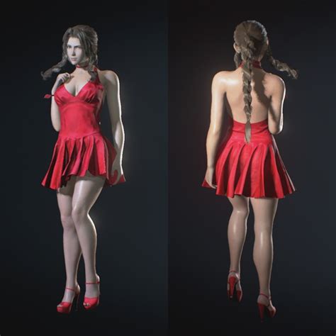 Aerith Gainsborough Party Dress Resident Evil 3 Remake Mods
