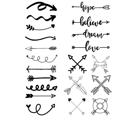 Arrow Bundle Svg Png  Psd Dxf Files Craftpi
