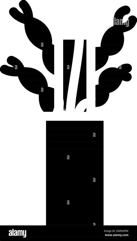 Twisted Pair Cable Glyph Icon Vector Illustration Stock Vector Image