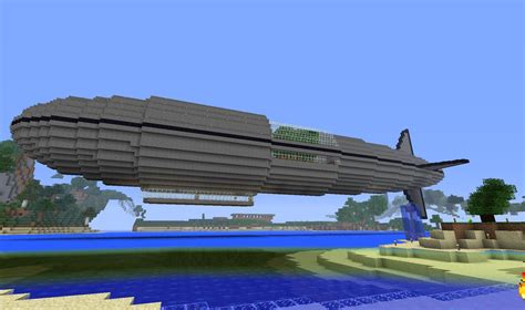 An Old Blimp From A Smp Server Circa June 2011 R Minecraft