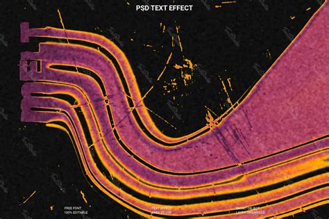 Melt Text Style Effect Free Photoshop Psd File Melt Text Style Effect Free Photoshop Psd File