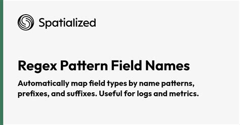 Regex Pattern Field Names The Elasticsearch Handbook Spatialized