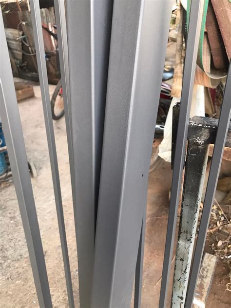 งานราวระเบียงเหล็ก ทำสีแผงรั้วสแตนเลสสีฝุ่น งานประตูบานเลื่อนสีอบสีฝุ่นสีpowdercoating งาน