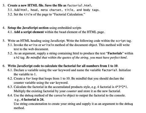 Create A New HTML File Save The File As Chegg Com