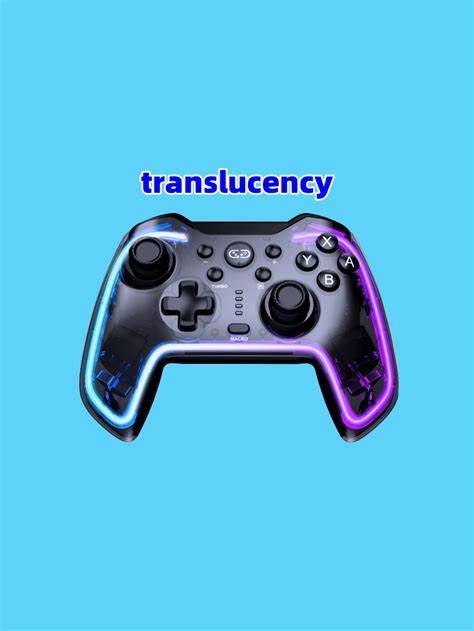 Wireless Gamepad With Rgb Neon Lights For Switch Oled Switch Lite Ios