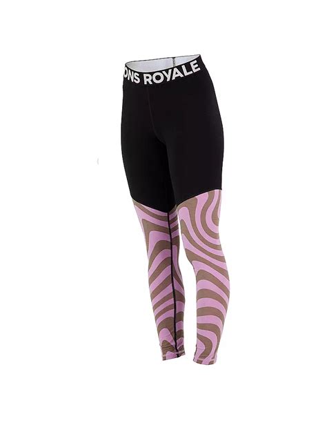 Mons Royale Damen Funktionstight Cascade Merino Flex 200 Schwarz