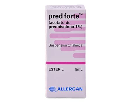 Pred Forte 1 Suspensión Oftálmica Frasco 5 Ml Ojos Farma