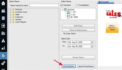 Sending Favorite Reports By Email At Scheduled Time Woopos Support