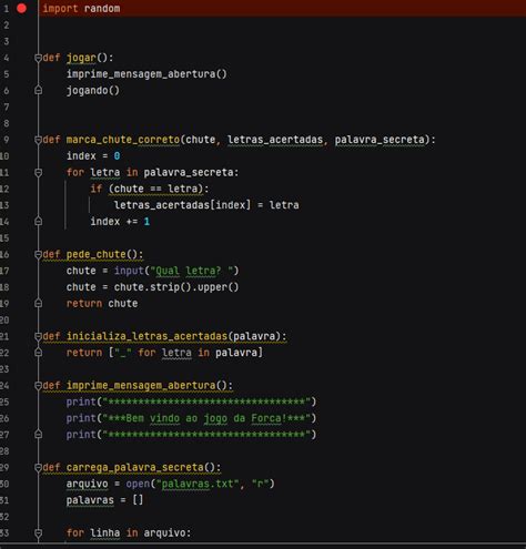 Github Diogotbatistajogo Da Forca Jogo Da Forca Desenvolvido No Curso Python Avançando Na