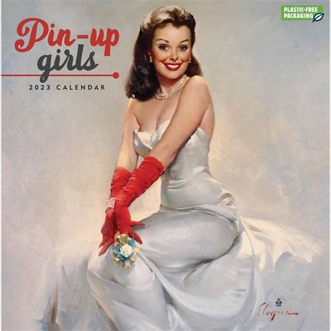Carousel Calendar Pin Up Girls Calendar 2023 Wall Calendar Gil Elvgren