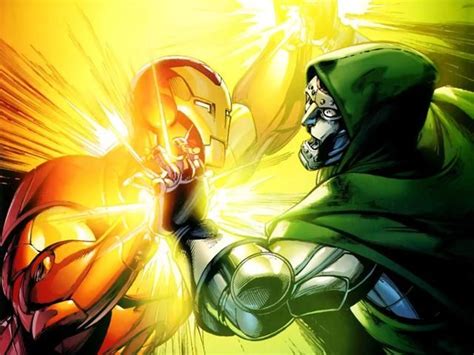 Dr Doom Vs Iron Man Iron Man Marvel Villains Greatest Villains