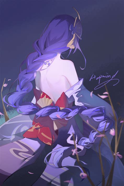 Hapwind Raiden Shogun Genshin Impact Absurdres Commentary Request