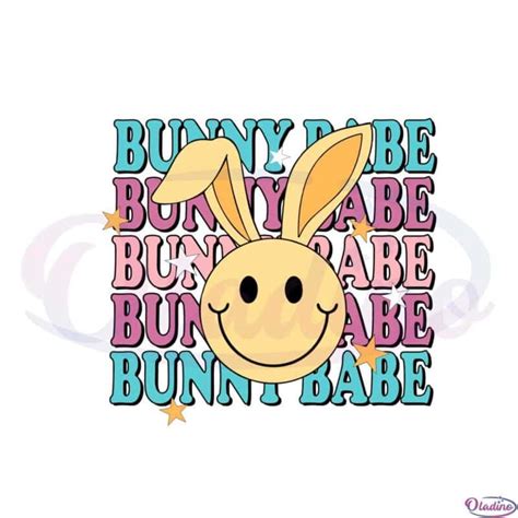 Cute Bunny Babe Easter Svg Files For Cricut Sublimation Files Oladino