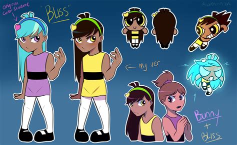 Bliss Utonium Re Colorized Ft Bunny Utonium The Powerpuff Girls