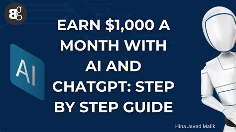 earn 1 000 a month with ai and chatgpt step by step guide