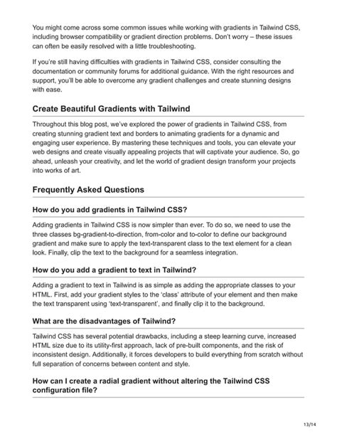 Create Stunning Tailwind Gradient Text Easilypdf