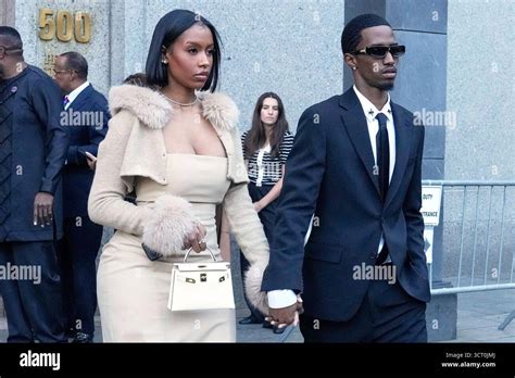 Christian King Combs Right And Raven Tracy Leave Federal Court In