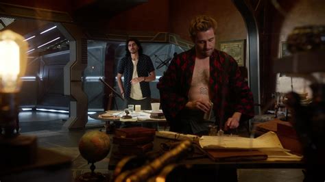 Auscaps Gavin Langelo And Matt Ryan Shirtless In Legends Of Tomorrow 6 11 The Final Frame