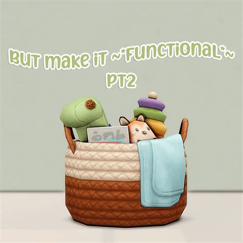 Functional Toy Bin Boesims4cc On Tumblr