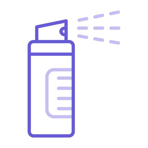 Premium Vector Pepper Spray Vector Illustration