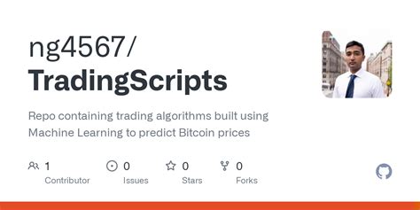 Github Ng Tradingscripts Repo Containing Trading Algorithms