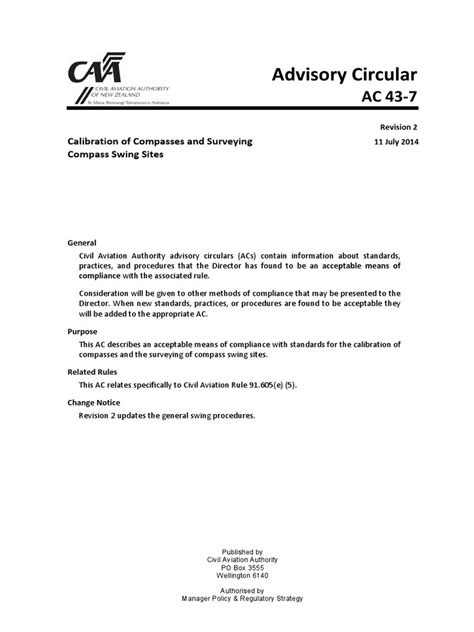 Calibrate Compasses And Survey Swing Sites Pdf Magnetometer Compass