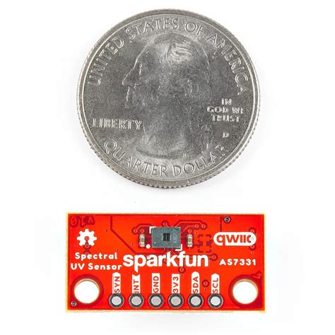 sparkfun mini spectral uv sensor as7331 qwiic the pi hut