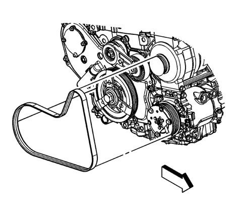 Easy To Follow Belt Diagram For A 2005 Chevy Equinox